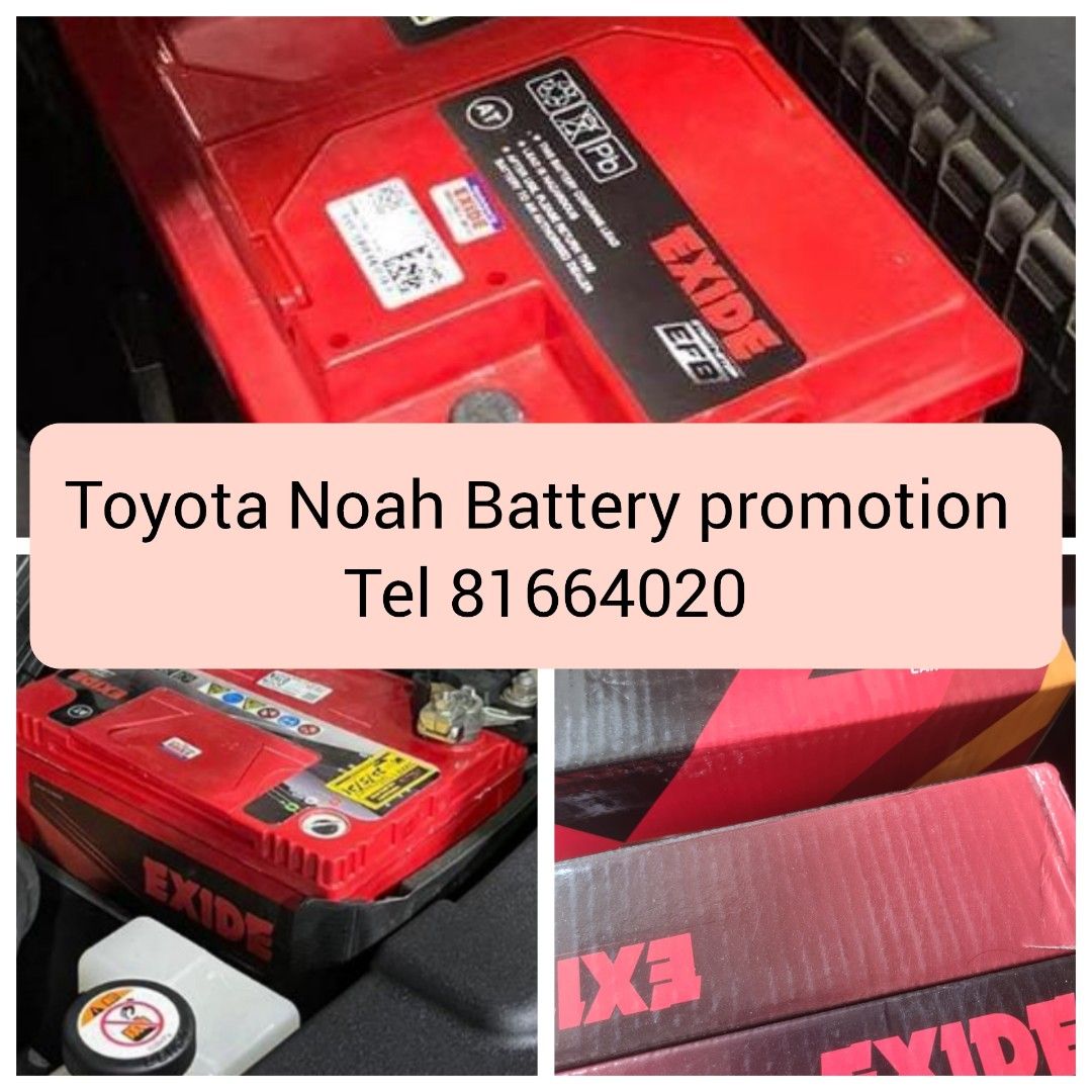 Toyota Noah battery promotion, Car Accessories, Accessories on Carousell