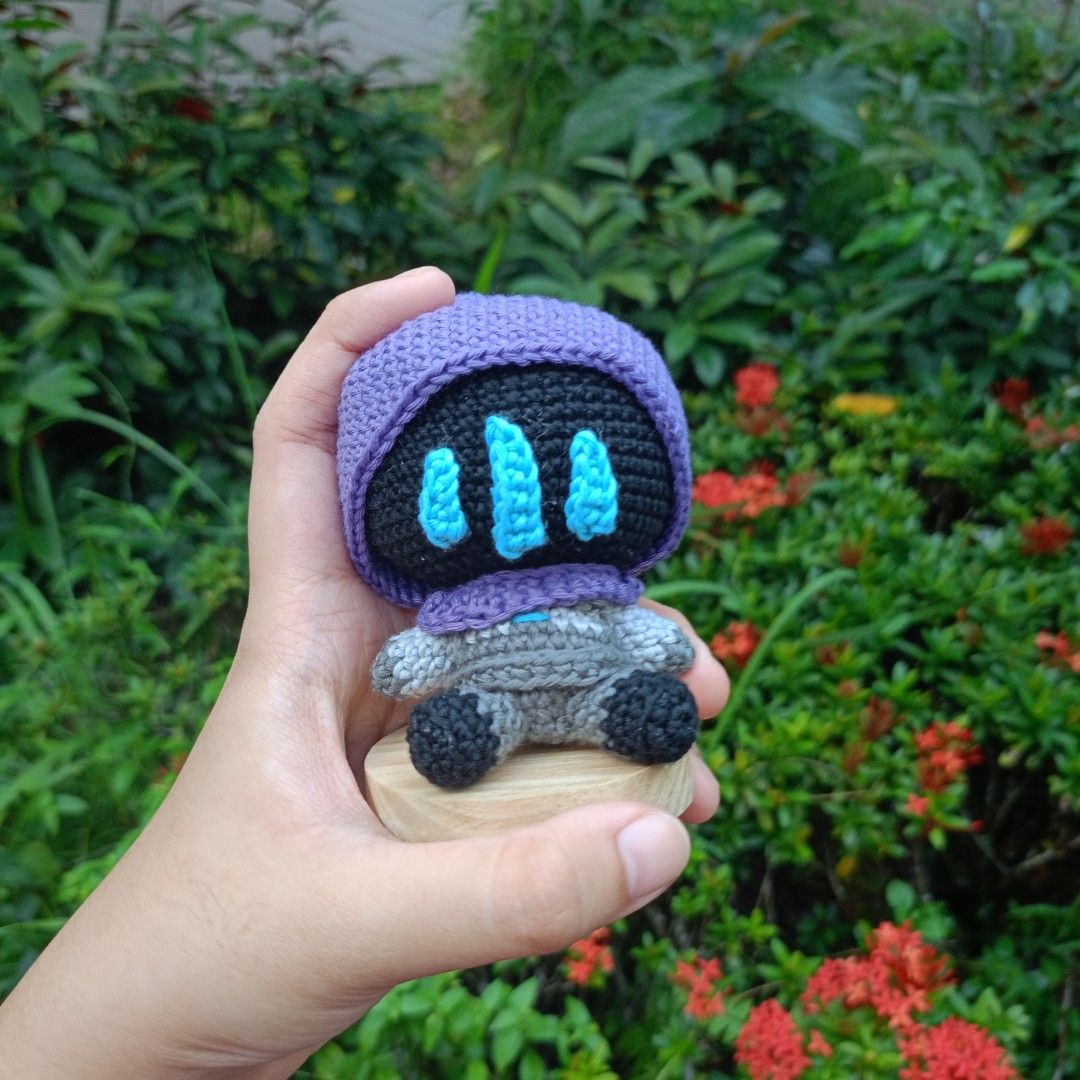 Valorant Crochet Amigurumi Omen, Hobbies & Toys, Stationery & Craft ...