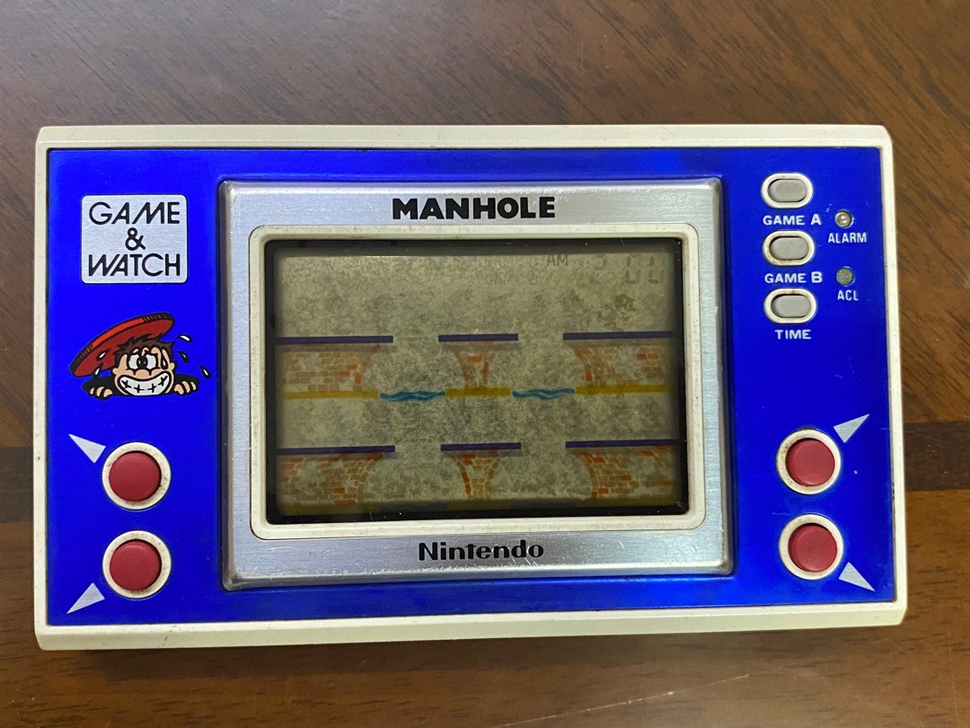 Vintage 1983 Nintendo Game and Watch Manhole NH-103 Tested Working Blue ...