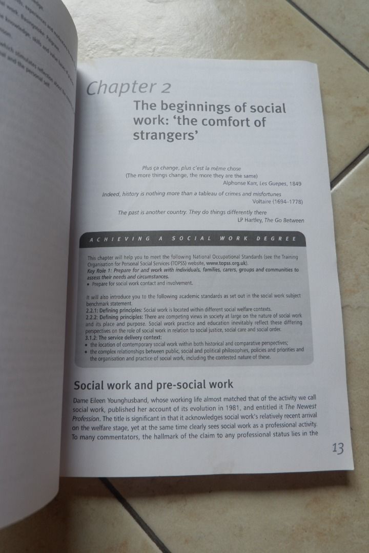 What is Social Work? Context & Perspectives by Nigel Horner, Hobbies ...