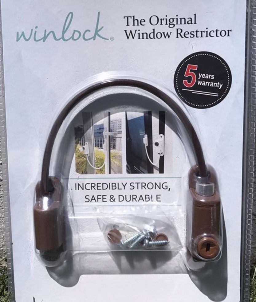 Winlock window restrictor, Furniture & Home Living, Home Improvement & Organisation, Home ...