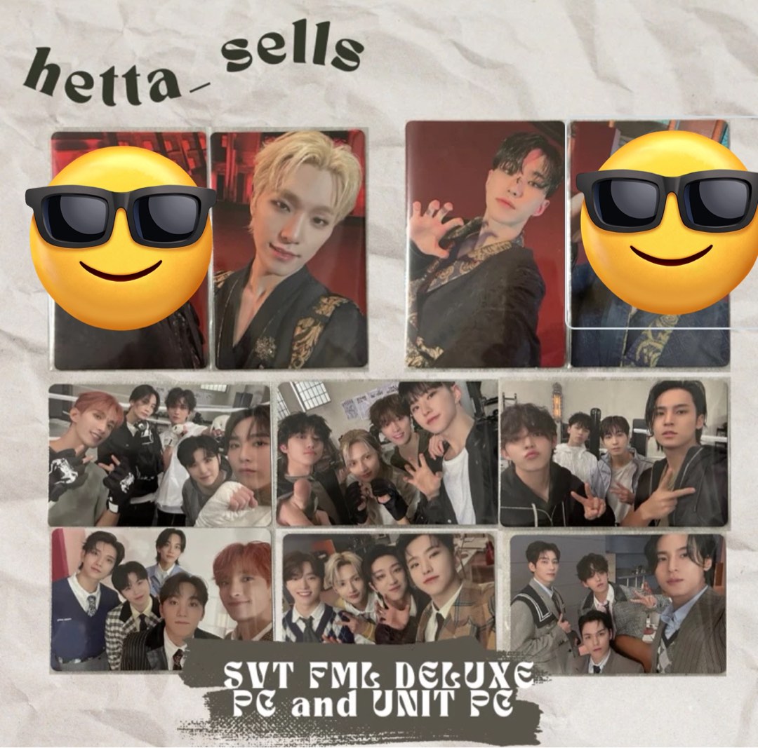 WTS LFB SEVENTEEN SVT FML DELUXE PC / UNIT PC, Hobbies & Toys ...