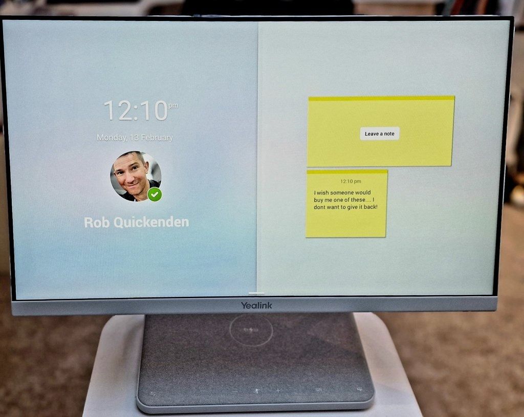 （原價16000）Yealink A24 DeskVision商用高階顯示視像系統 4K視像會議 全新 touch screen 觸屏, 電腦 ...