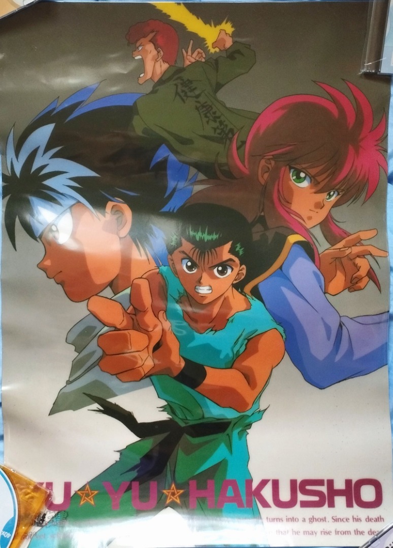 Yuu Yuu Hakusho Anime Poster 1, Hobbies & Toys, Collectibles ...