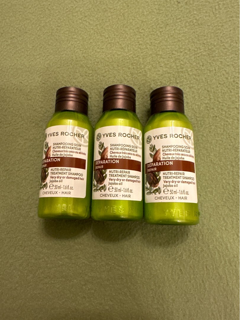 Yves Rocher Reparation Repair Nutri Repair Treatment Shampoo 可可巴深層修復洗髮乳 ...