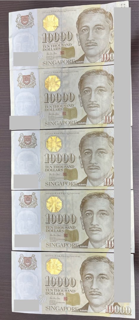 $10 000 Singapore Portrait Series note, Hobbies & Toys, Memorabilia ...