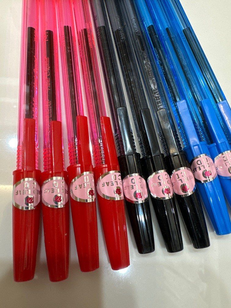 10x Red Leaf Pens, Hobbies & Toys, Stationery & Craft, Stationery ...