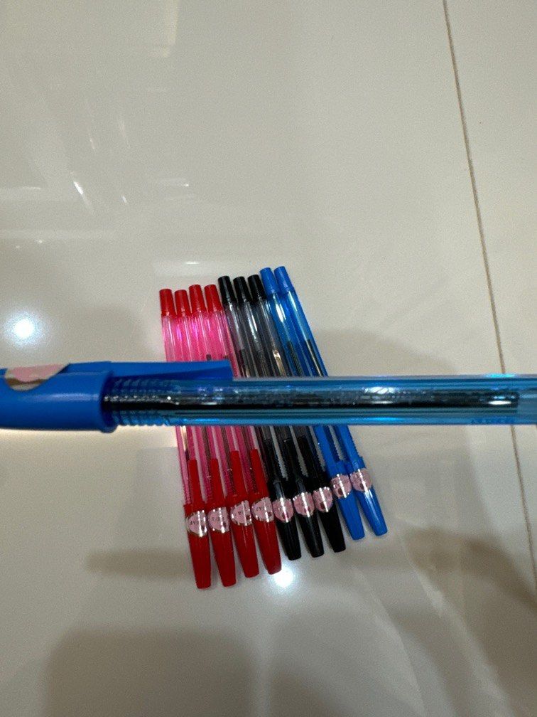 10x Red Leaf Pens, Hobbies & Toys, Stationery & Craft, Stationery ...