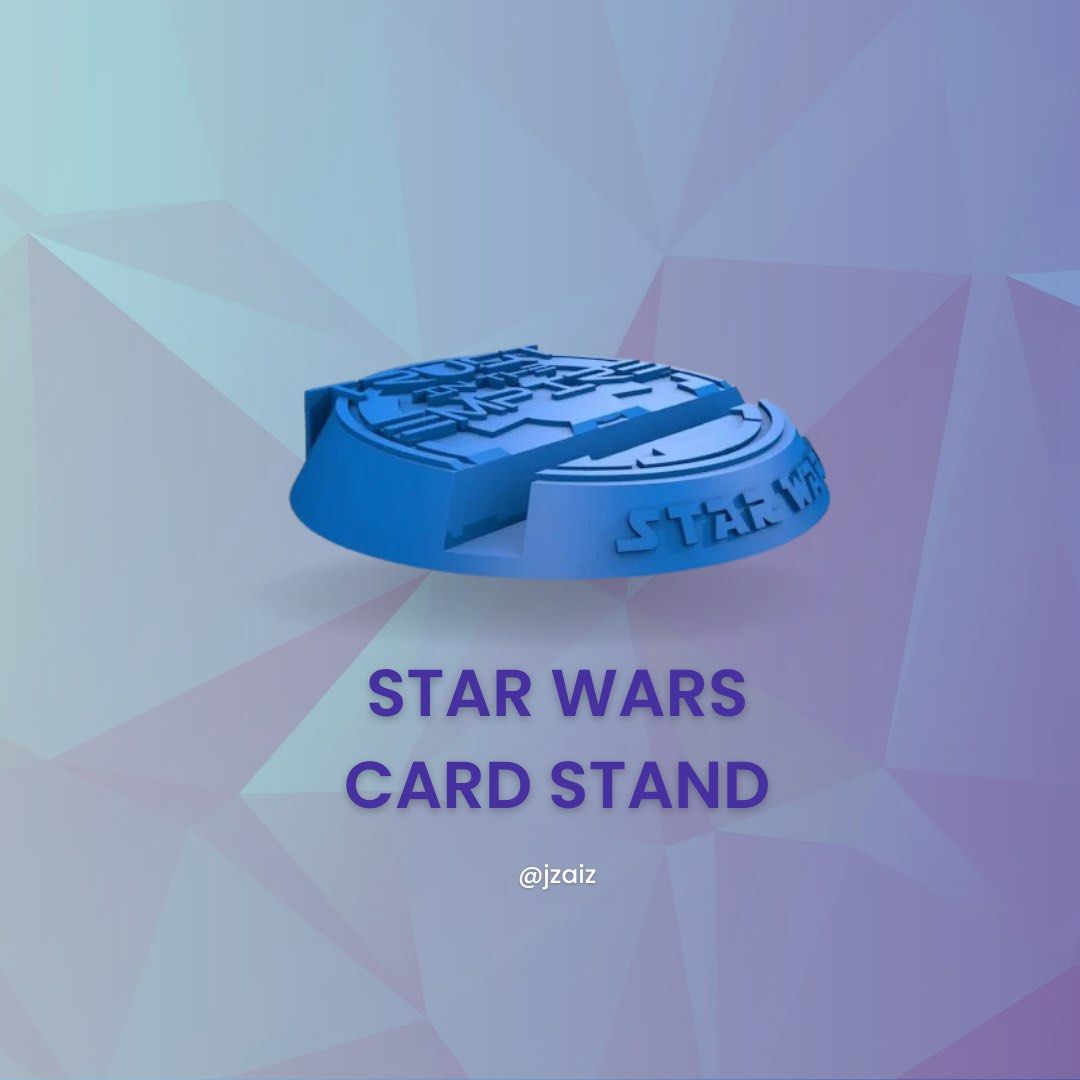 3D Printed Star Wars Card Holder, Hobbies & Toys, Stationery & Craft ...