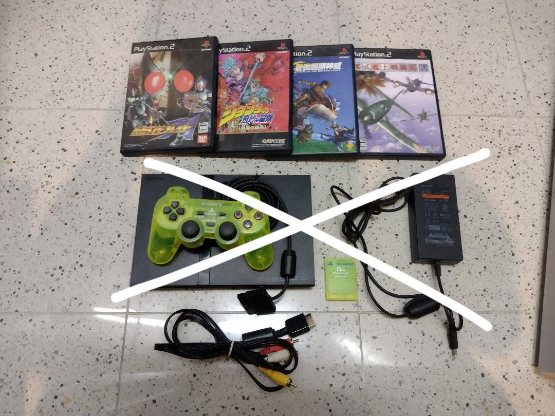 ( 可散賣 )港版 PS2 薄機 冇改機 70006型號 全套, 電子遊戲, 電子遊戲機, PlayStation - Carousell