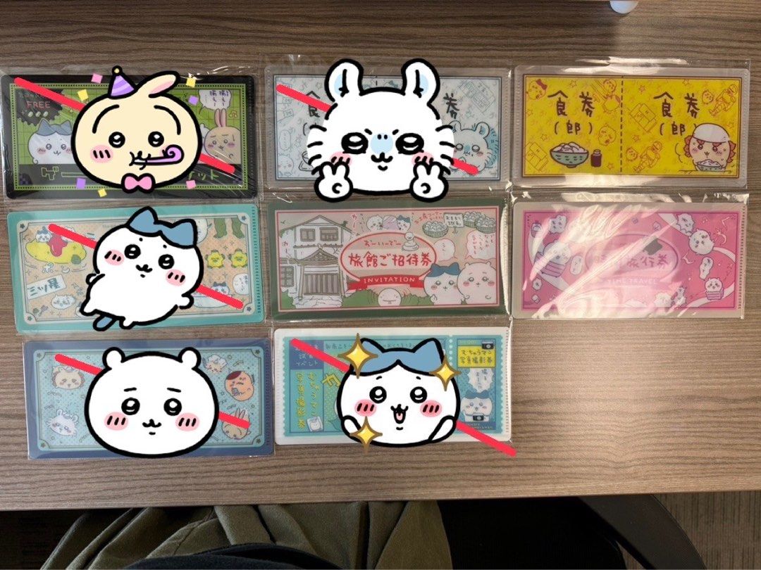 (包平郵) Chiikawa Mitamemo票據文件夾 Ticket File 小可愛 小八 Usagi 烏薩奇 飛鼠 小桃 獅薩, 興趣及遊戲, 手作＆自家設計, 文具 - Carousell