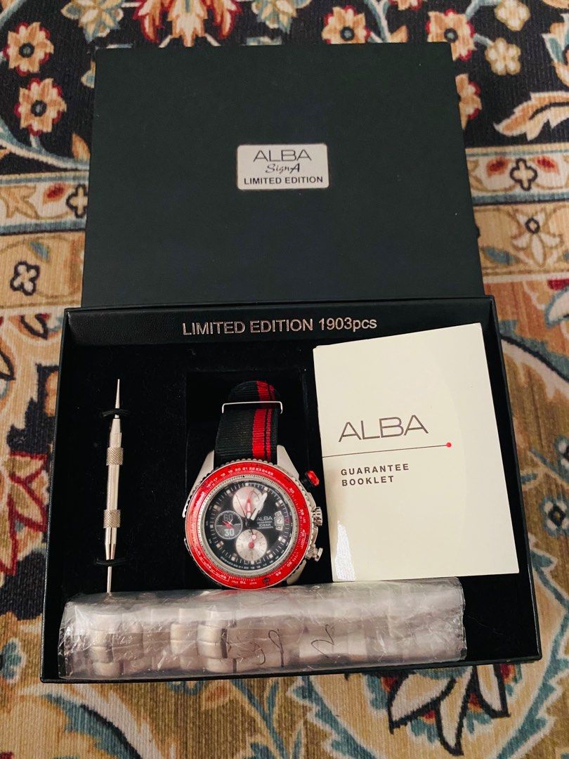 Alba Men Sign A limited edition, Men's Fashion, Watches & Accessories ...