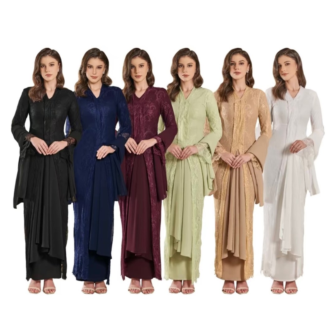 ALICE LUXE EIDADHA BY QISZAR 2024 WITH FULL LACE KURUNG TOP, Women's ...
