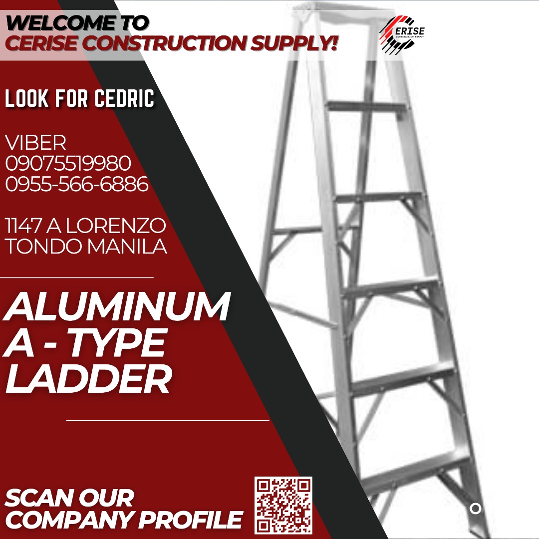 ALUMINUM A-TYPE LADDER, Commercial & Industrial, Construction ...