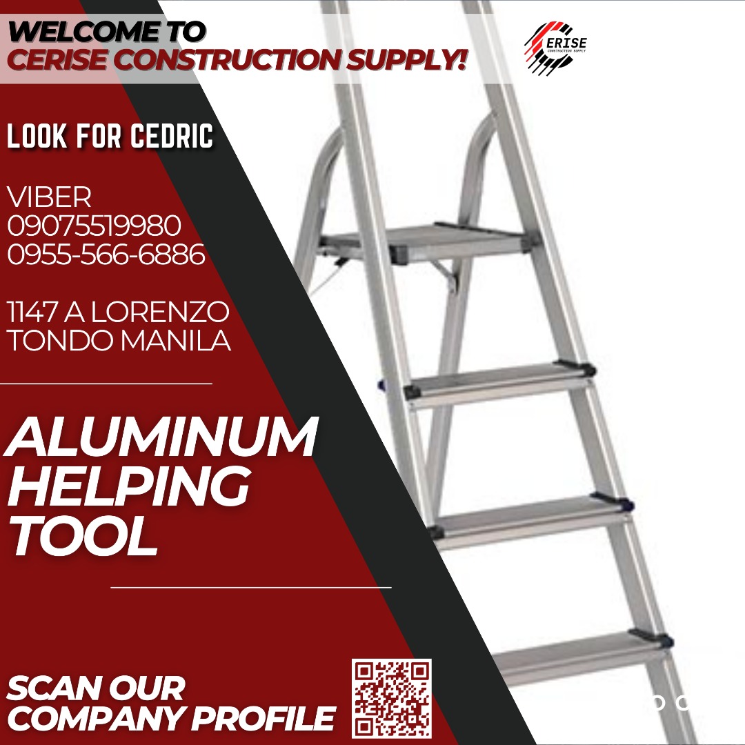 ALUMINUM HELPING TOOL LADDER, Commercial & Industrial, Construction ...