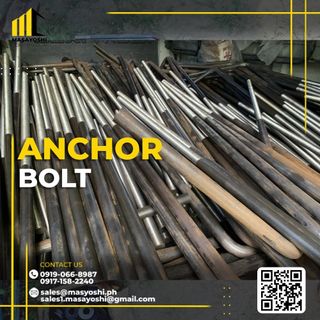 Anchor bolt A325 20mm x 600mm x 130mm, Commercial & Industrial ...