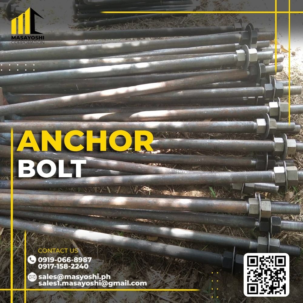 Anchor Bolt A325m 10" over all x 12mm dia 8"x2" bend x 2" thread ...