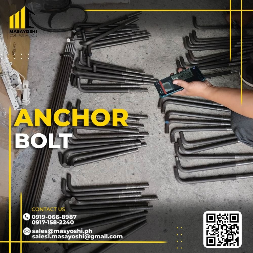 Anchor Bolt Embedded A325 16mm x 400mm. / Baseplate / J Bolt / Steel ...