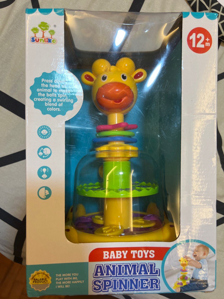 Animal spinner toy for babies and toddlers, Hobbies & Toys, Toys ...