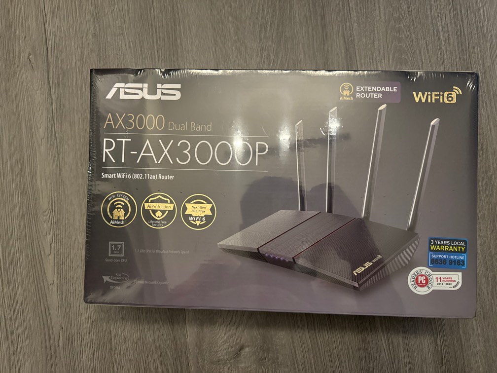 Asus Router RT-AX3000P, Computers & Tech, Parts & Accessories ...