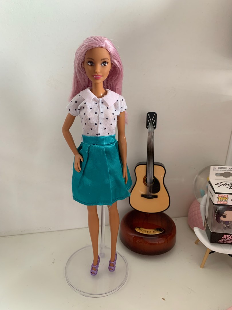 Barbie Popstar Purple Hair, Hobbies & Toys, Toys & Games on Carousell