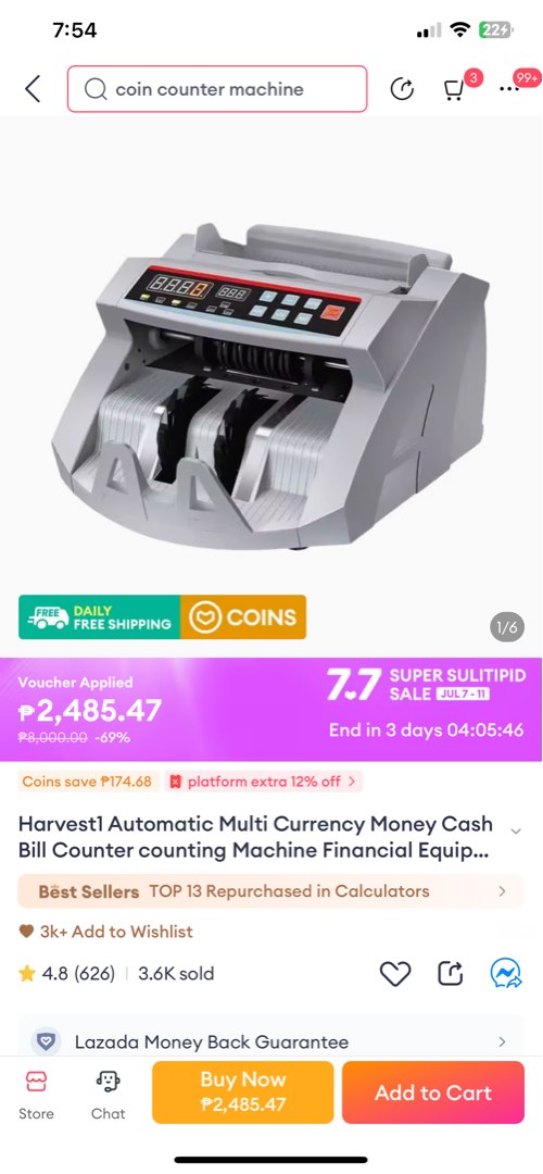 Bills Counting Machine, Computers & Tech, Office & Business Technology on Carousell
