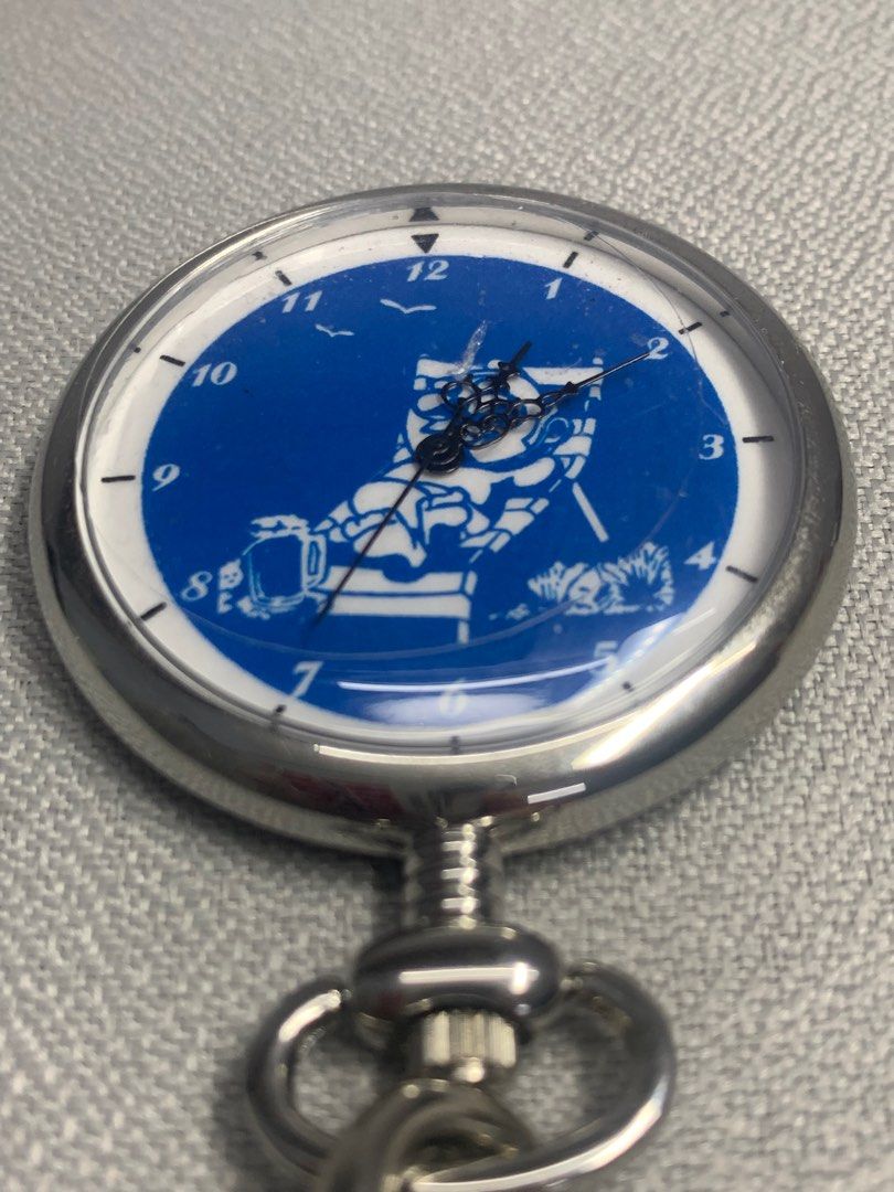 Blue Pocket Watch, Men's Fashion, Watches & Accessories, Watches on ...