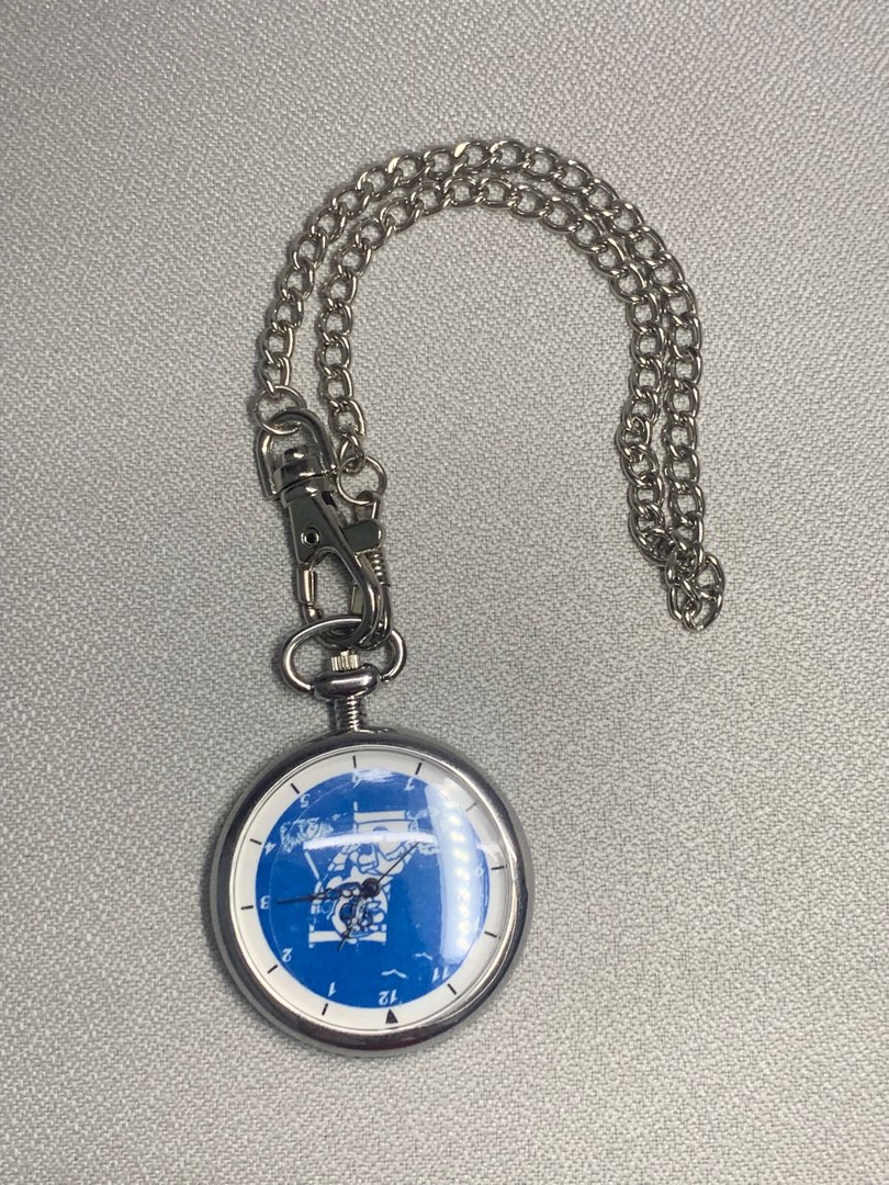 Blue Pocket Watch, Men's Fashion, Watches & Accessories, Watches on ...