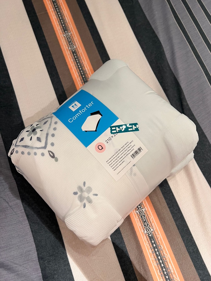 BN Nitori N Cool Comforter Queen 210cm x 200cm Queen, Furniture & Home ...