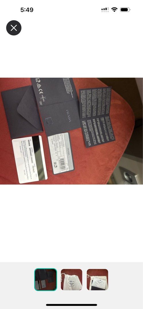 BN Prada phone sling bag (Authentic, original receipt), Luxury, Bags ...