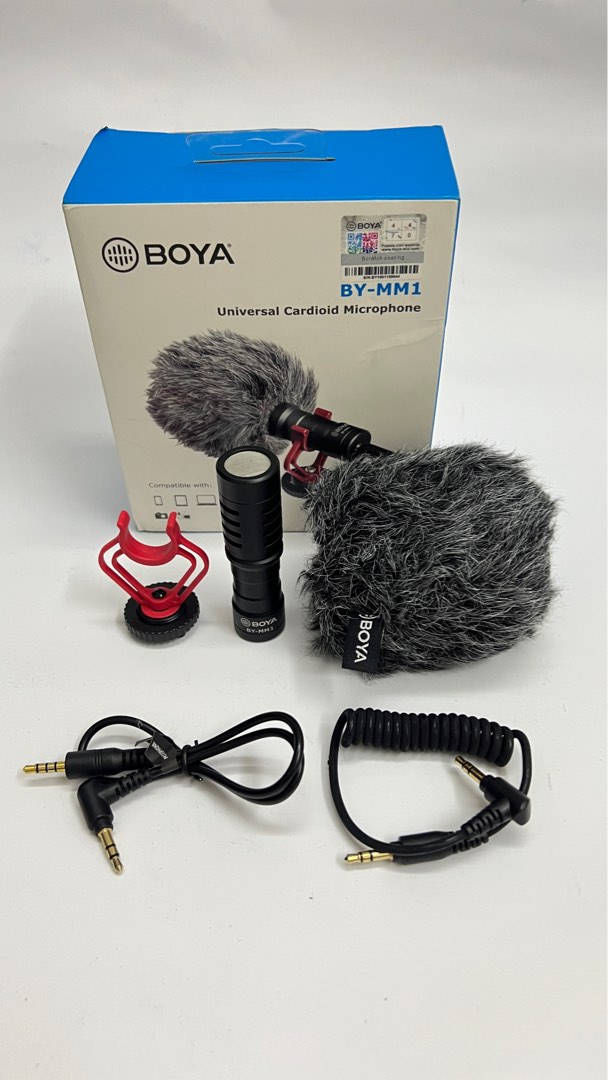 Boya BY-MM1 Universal Cardioid Microphone, Photography, Photography ...