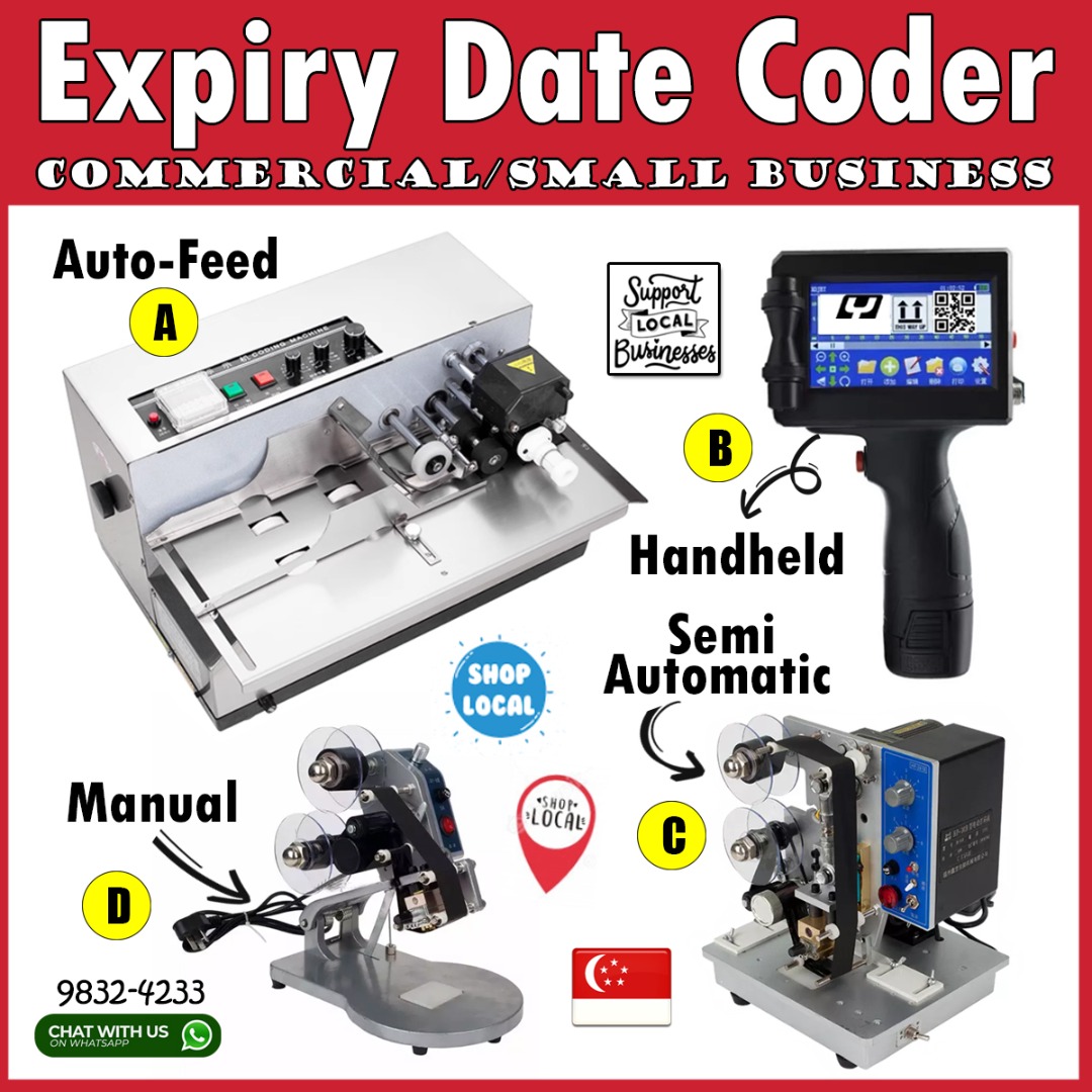 Brand new Expiry Date coder Lot number Date printer handheld printer Best Before date, Computers ...