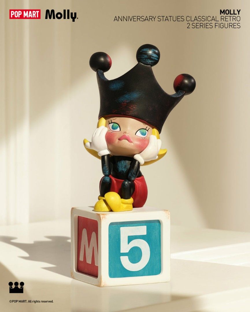 [BRAND NEW! POPMART] POPMART MOLLY ANNIVERSARY STATUES CLASSICAL RETRO ...