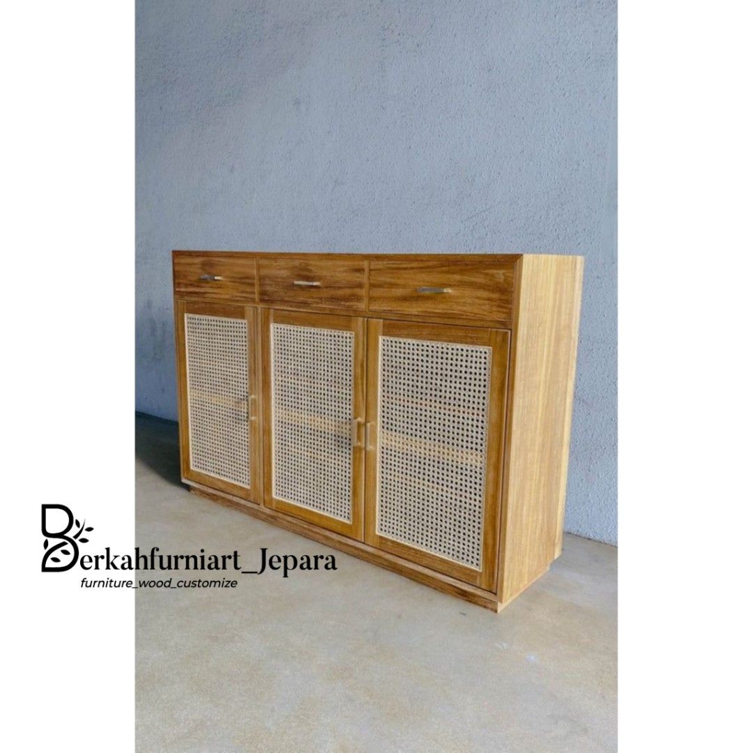 Bufet tv minimalis retro_stand TV kayu jati_bedrobe TV minimalis_meja ...