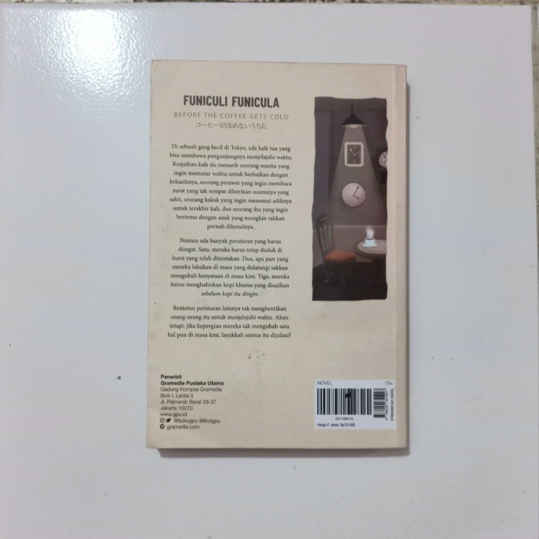 Buku Funiculi Funicula 1 (Before The Coffee Gets Cold) Toshikazu ...