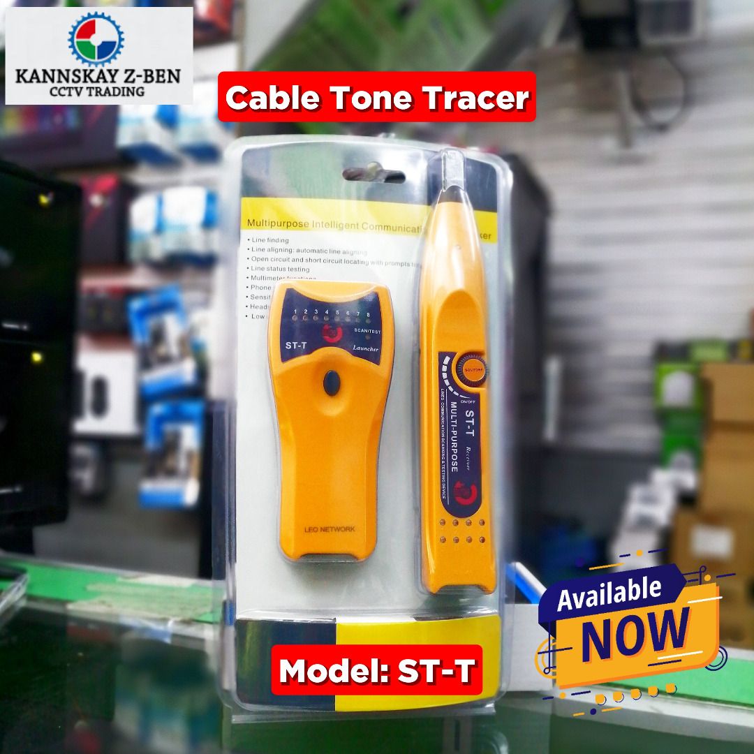 Cable Line Tone Tracer for RJ45 RJ11 usb printer cctv BNC cable ...