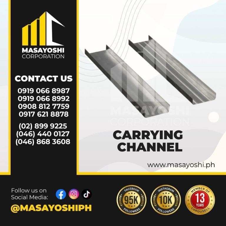Carrying Channel | Channel Bar | Construction Material | Channel Steel ...