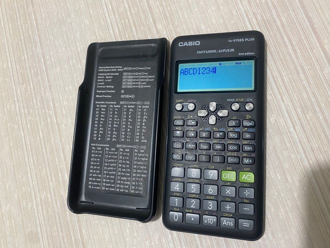 Casio fx-570ES Plus 2nd Ed Scientific Calculator, Mobile Phones ...