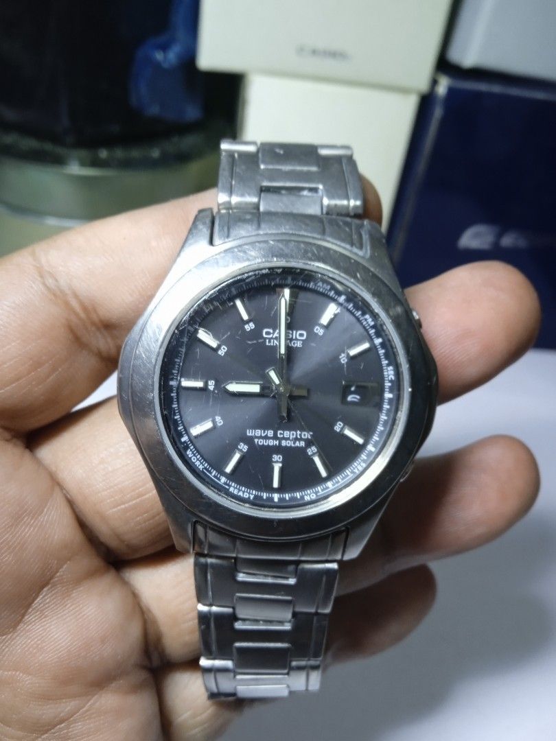 Casio LineAge Titanium, Men's Fashion, Watches & Accessories, Watches ...