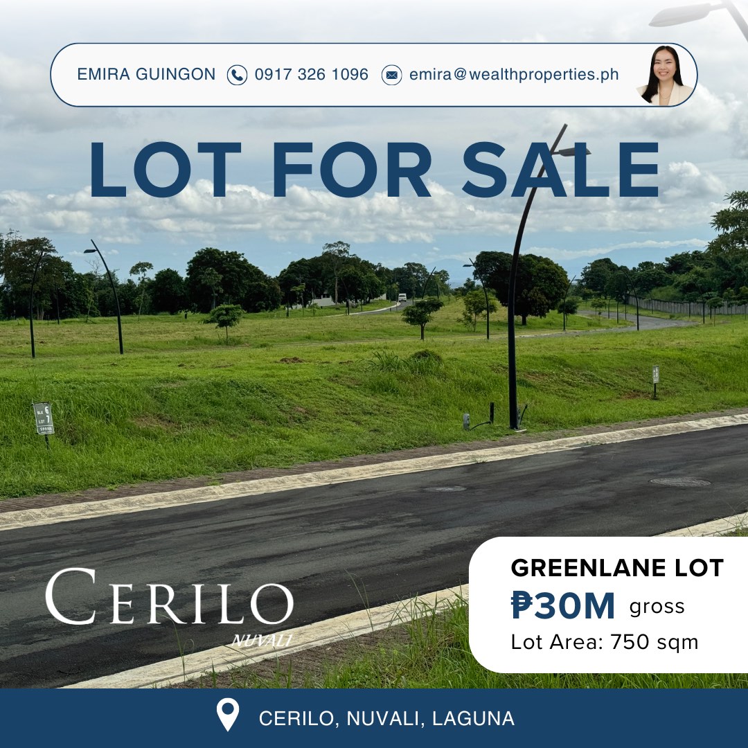 Cerilo, Nuvali Lot for Sale, Property, For Sale, Lot on Carousell