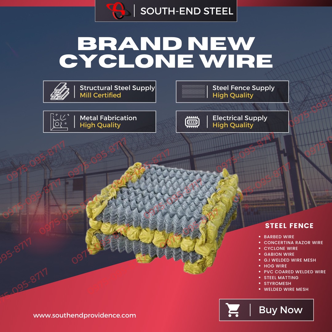 Cyclone Wire 10 meters & Chain Link Fence / Kambing Wire / Pambakod ...