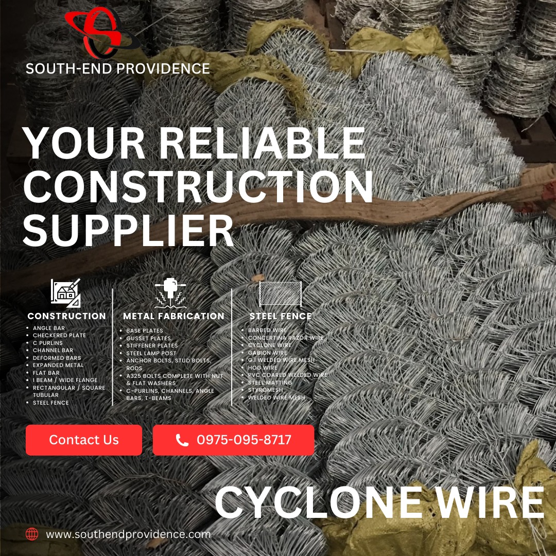Cyclone Wire 2.7mm Thk 2x2 x 10ft - Hog Wire Fence / Barbed Wire ...