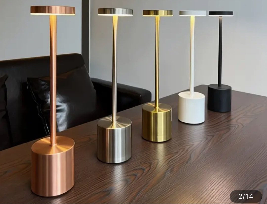 Decorative Desk Lamp, Touch Control LED Table Lamp with Dimmable 3 ...