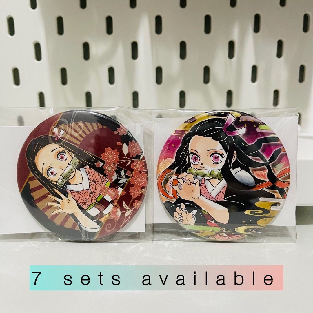 Demon Slayer Pins Set - Nezuko Kamado, Hobbies & Toys, Memorabilia ...