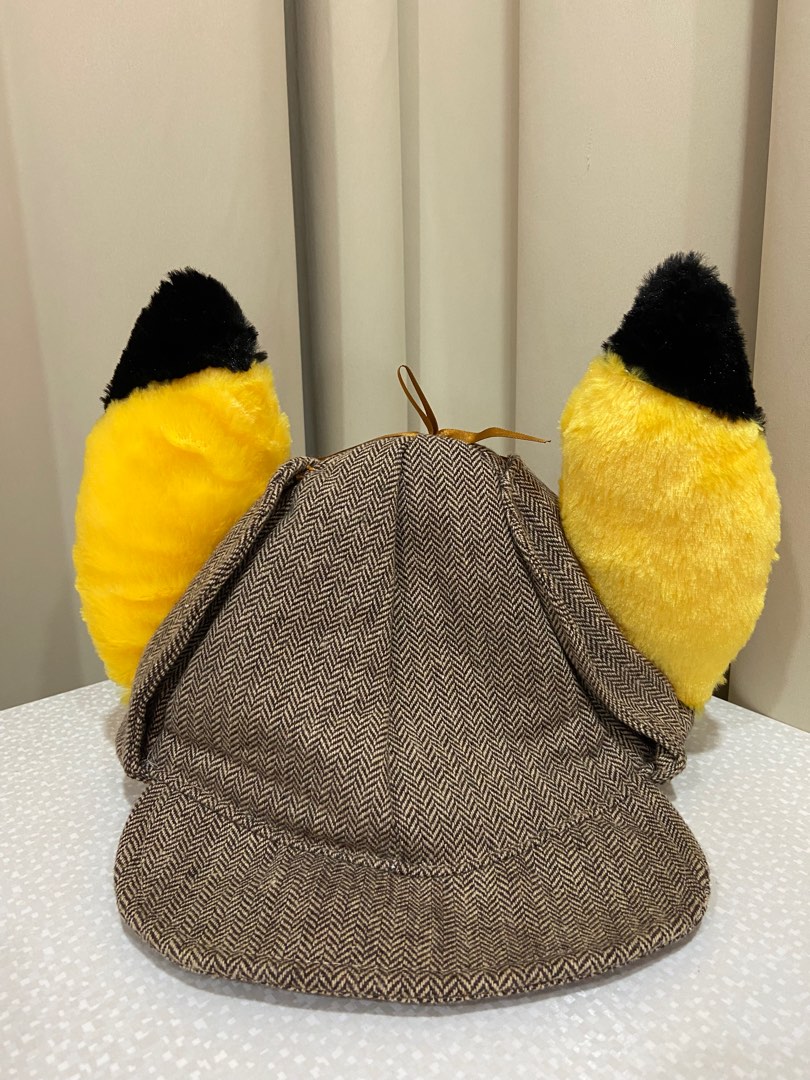 Detective Pikachu Hat, Men's Fashion, Watches & Accessories, Cap & Hats ...