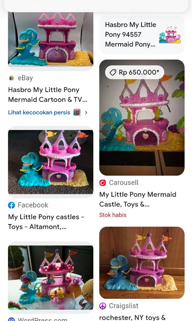 Diorama my little pony mermaid, Toys & Collectibles, Mainan di Carousell