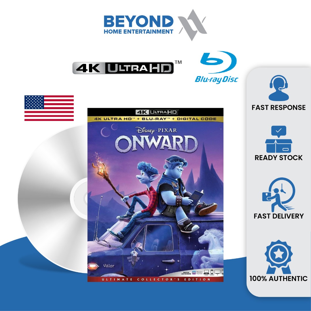 Disney Pixar's Onward [4K Ultra HD + Bluray], Hobbies & Toys, Music ...