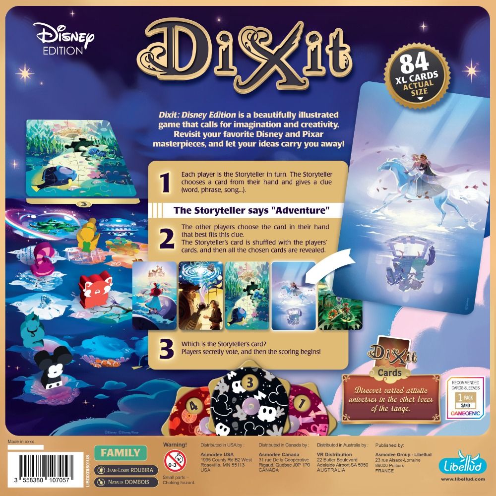 Dixit: Disney Edition (Original) Storytelling Board Game | made by ...