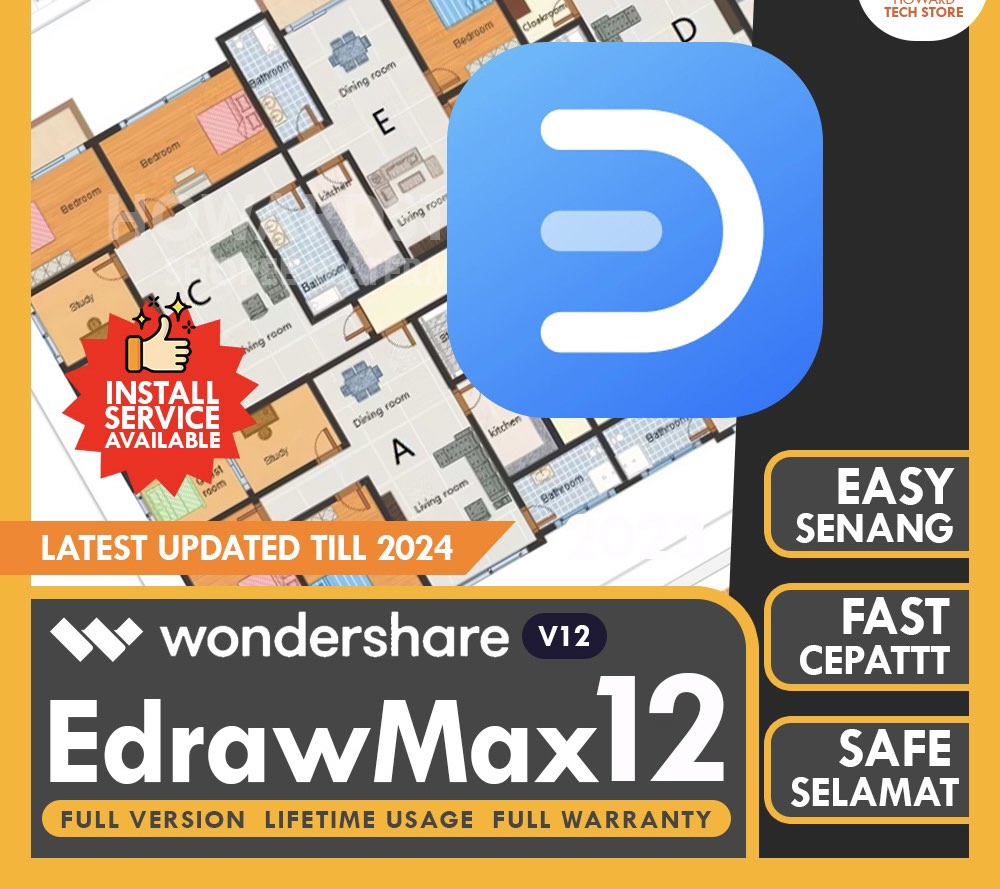 EdrawSoft Edraw Max 2023 v12.6 Ultimate Edition ⚡ WITH WARRANTY ⚡LATEST ...