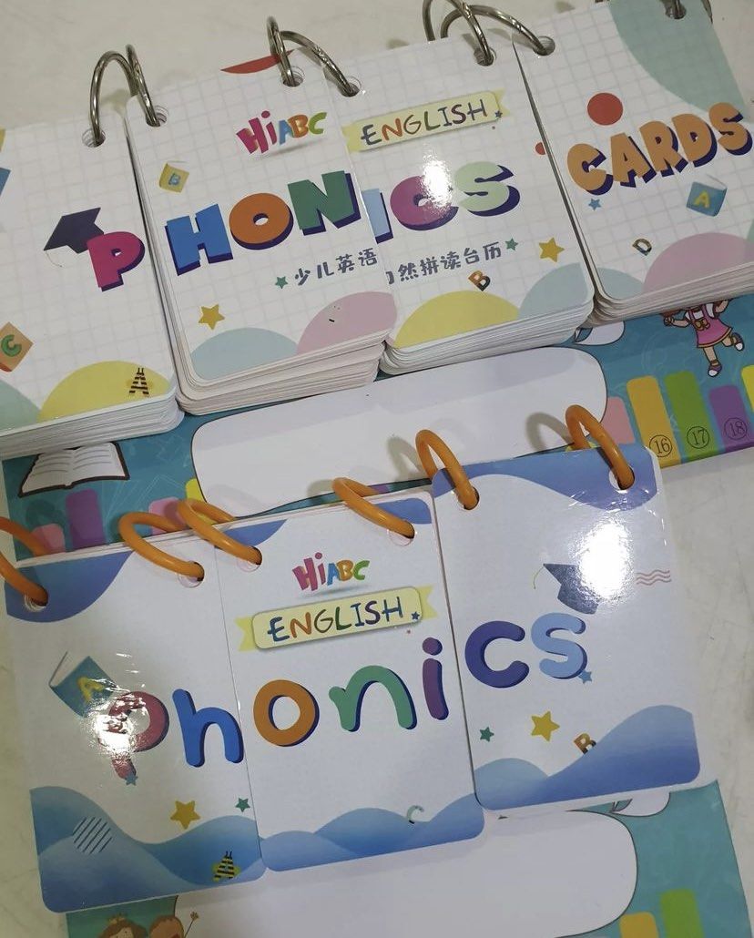 English Phonics Desktop Calendar Flip Card, Hobbies & Toys, Toys ...